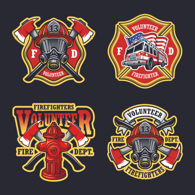 Free Fire Logo Maker | Fire Station Department Logo Maker and Creator ...